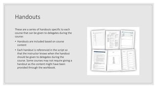 Set of training materials | PPTX | Homework and Study | Education