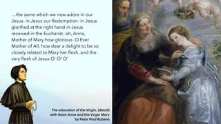 St. Elizabeth Ann Seton's notes on the Assumption of Mary | PPT