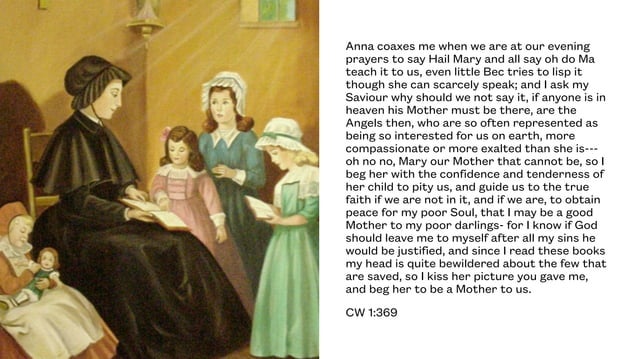 Selected Quotes of St. Elizabeth Ann Seton on the Blessed Virgin ...