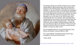 Selected Quotes of St. Elizabeth Ann Seton on the Blessed Virgin ...