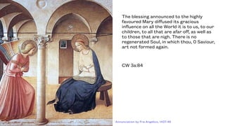 Selected Quotes of St. Elizabeth Ann Seton on the Blessed Virgin ...