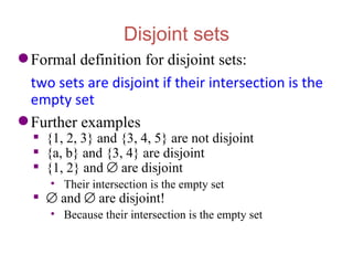 Set Operations | PPT
