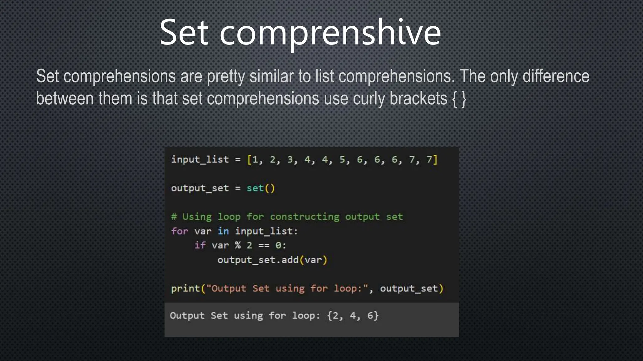 Set operations in python (Dutch national flag and count &say problem).pptx