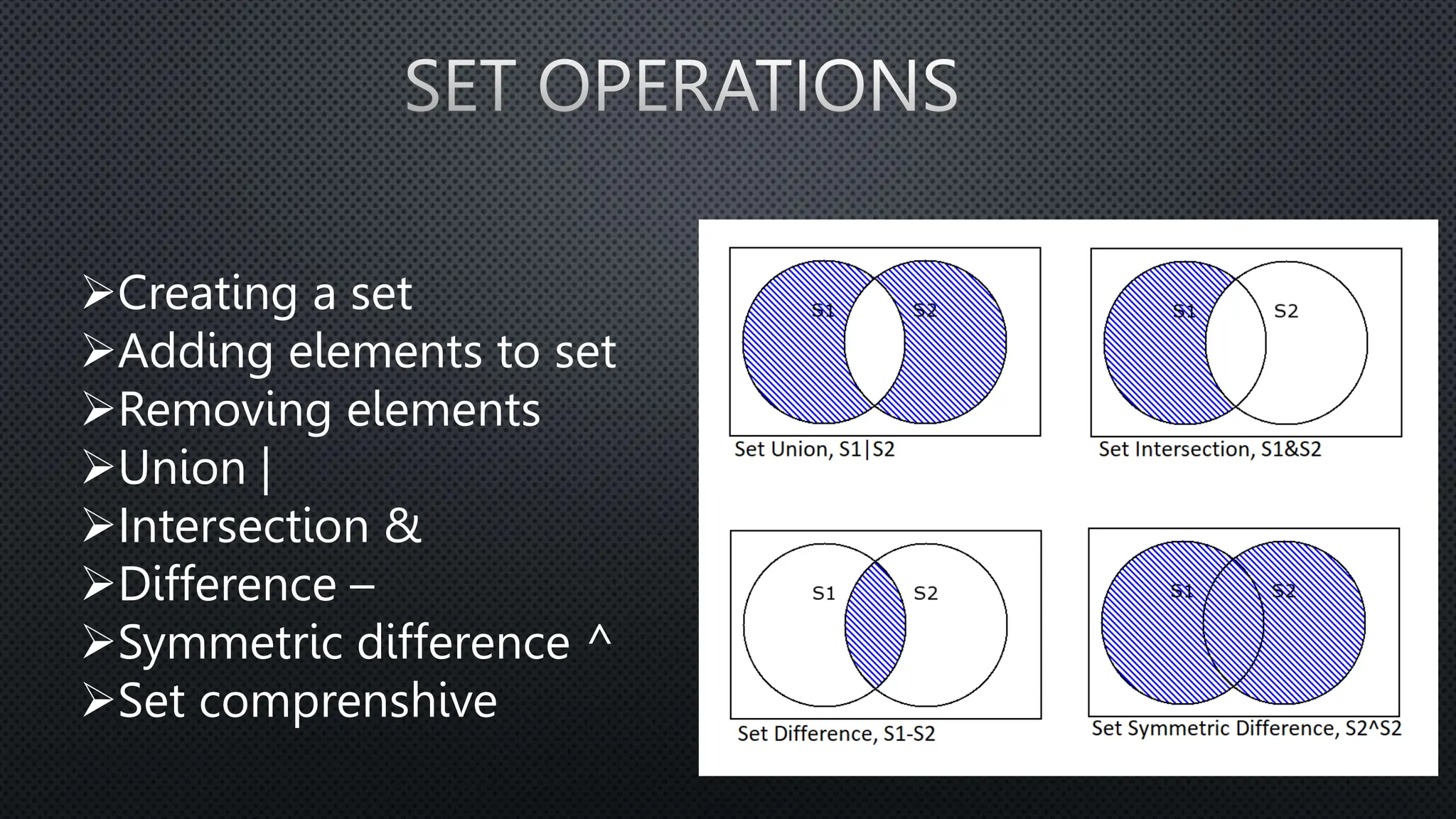 Set operations in python (Dutch national flag and count &say problem).pptx