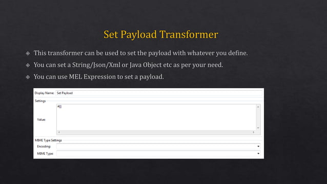 Set Payload Transformer In Mule Ppt