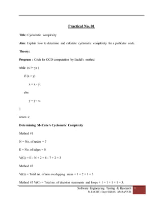 Software Engineering Testing & Research | PDF