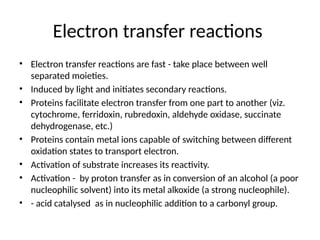 Single Electron Transfer reactions (SET).pptx