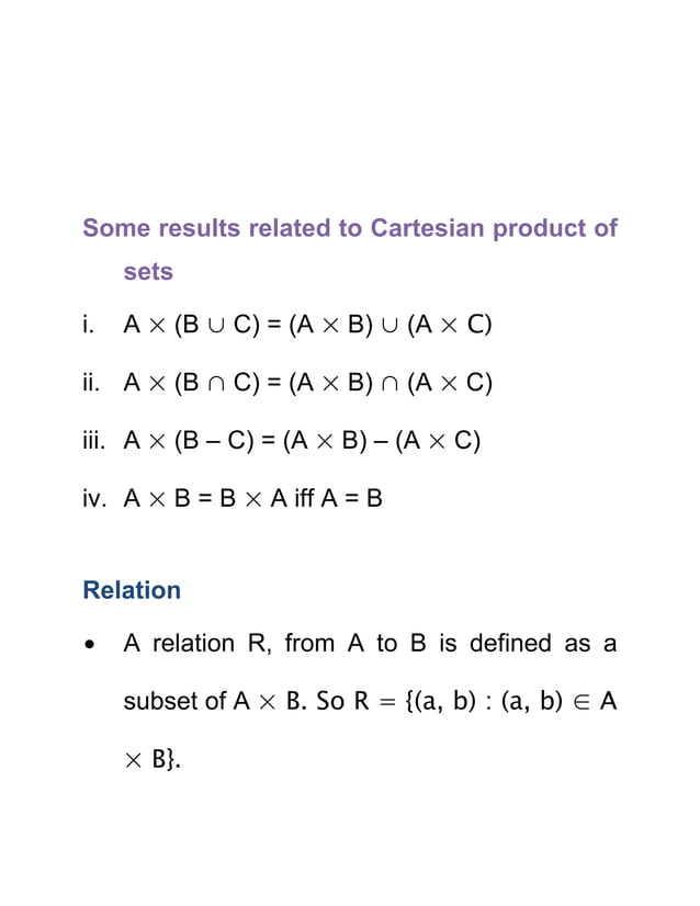 SETS, RELATIONS AND FUNCTIONS - JEE Main 2014 | PDF