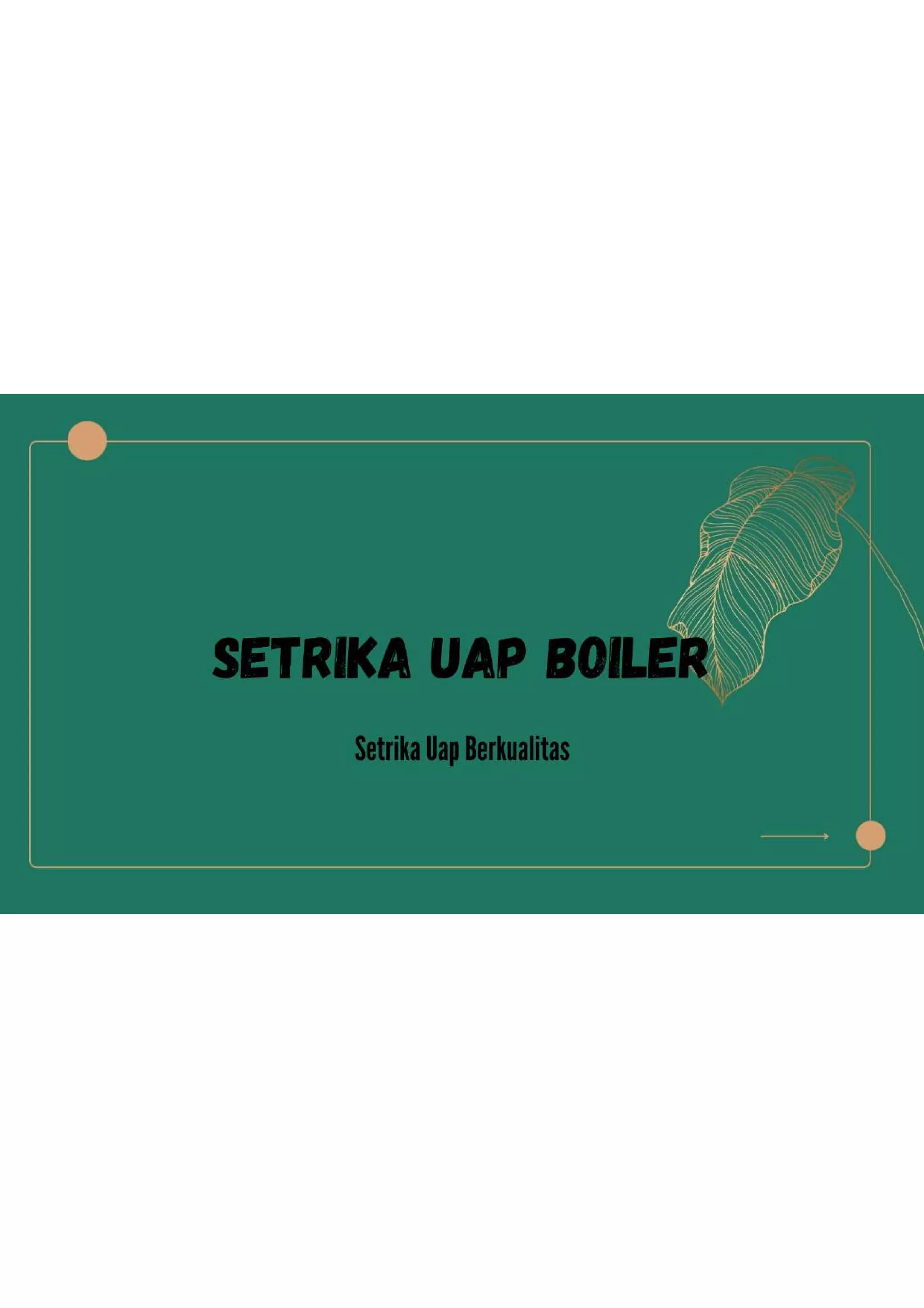 Cara Setrika Uap Laundry | PDF
