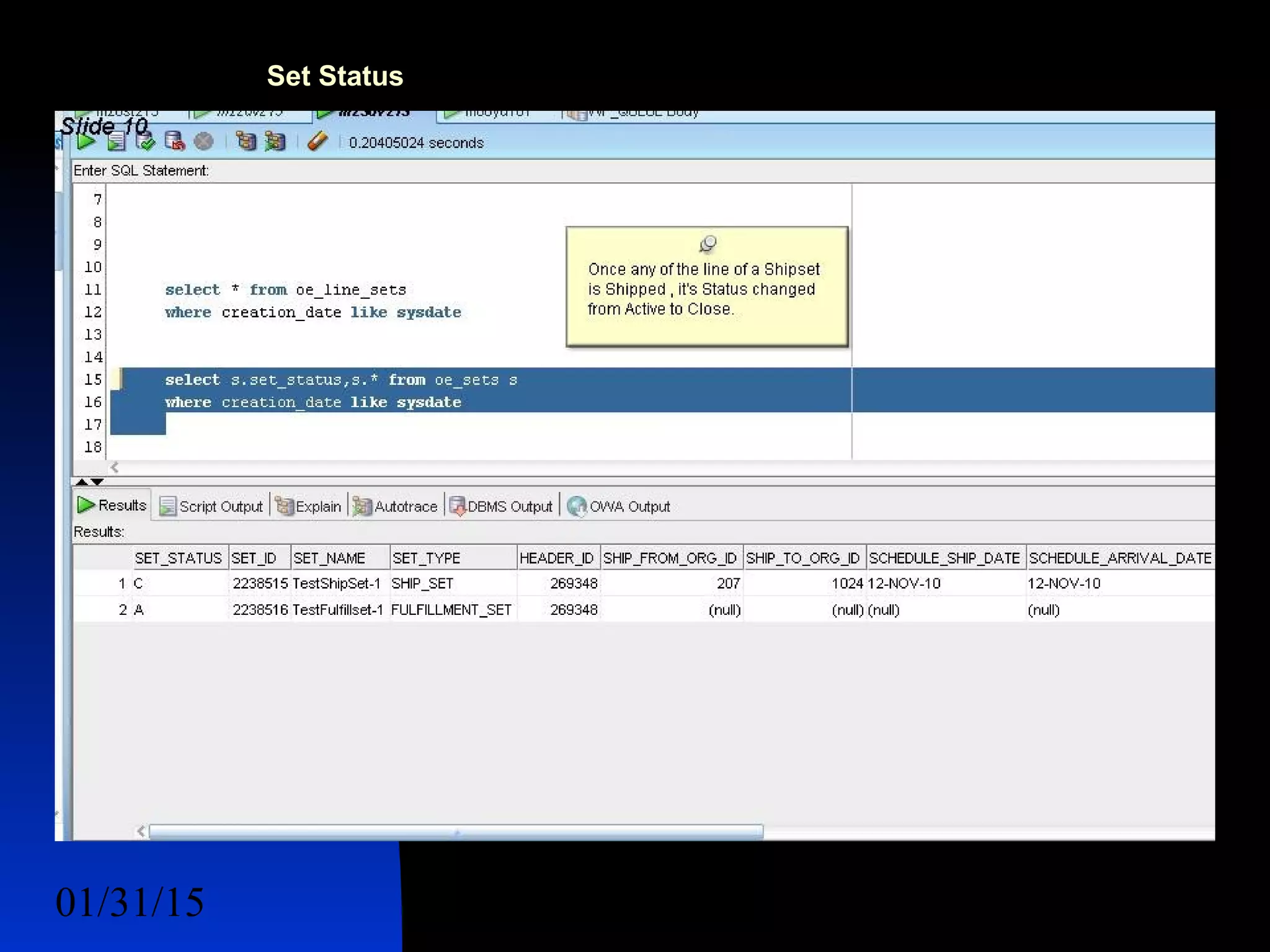 Order Line Sets in Oracle Order Management | PPT