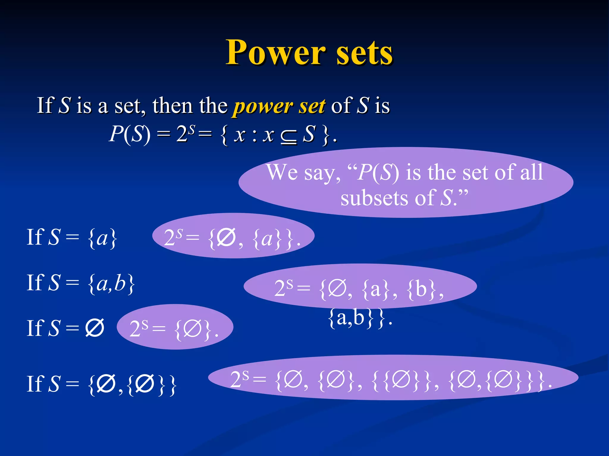 Sets | PPT
