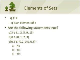 Sets | PPT