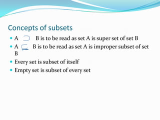 Sets | PPT