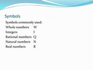Sets in Maths | PPTX