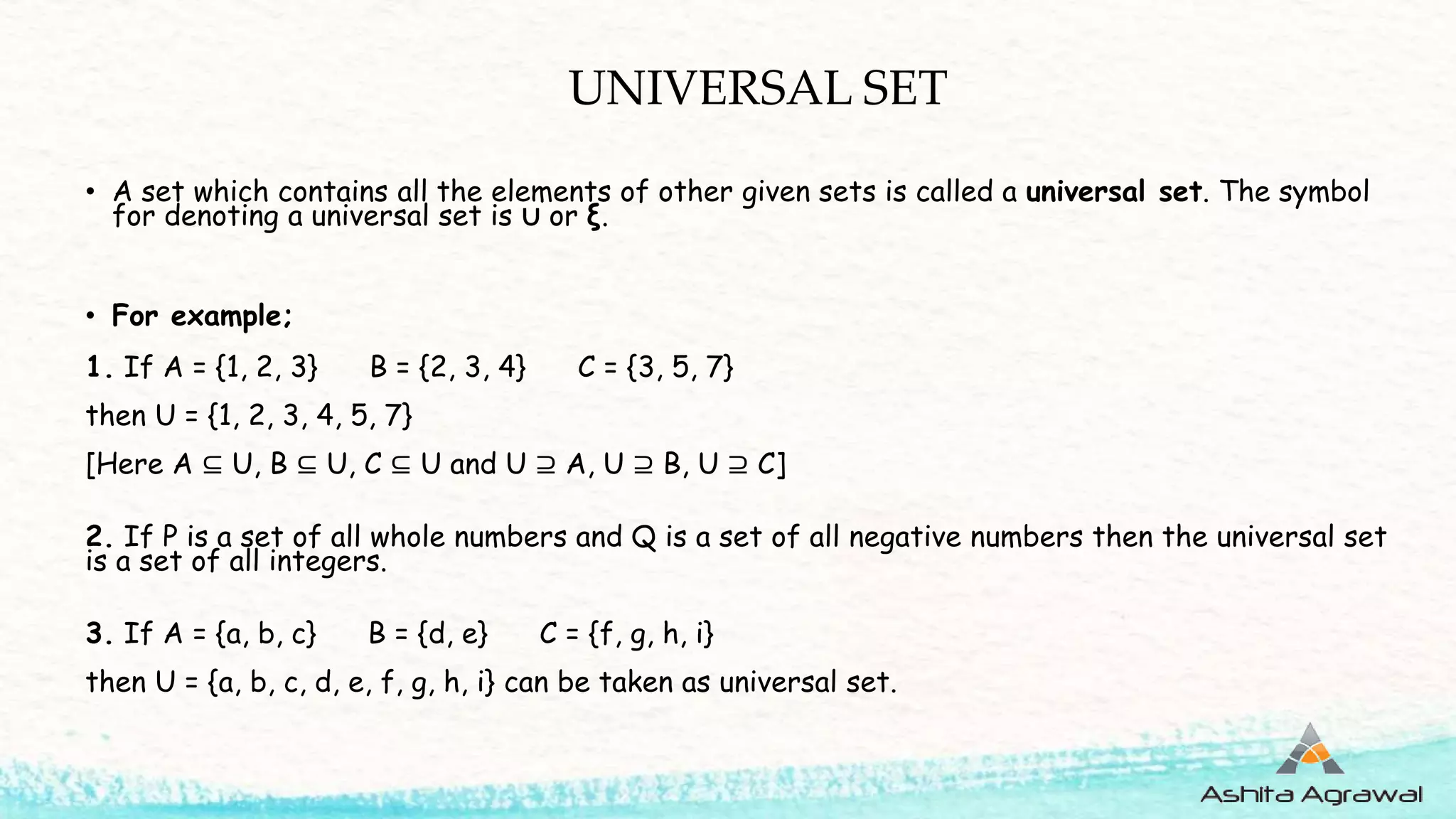 Introduction to Sets | PPSX