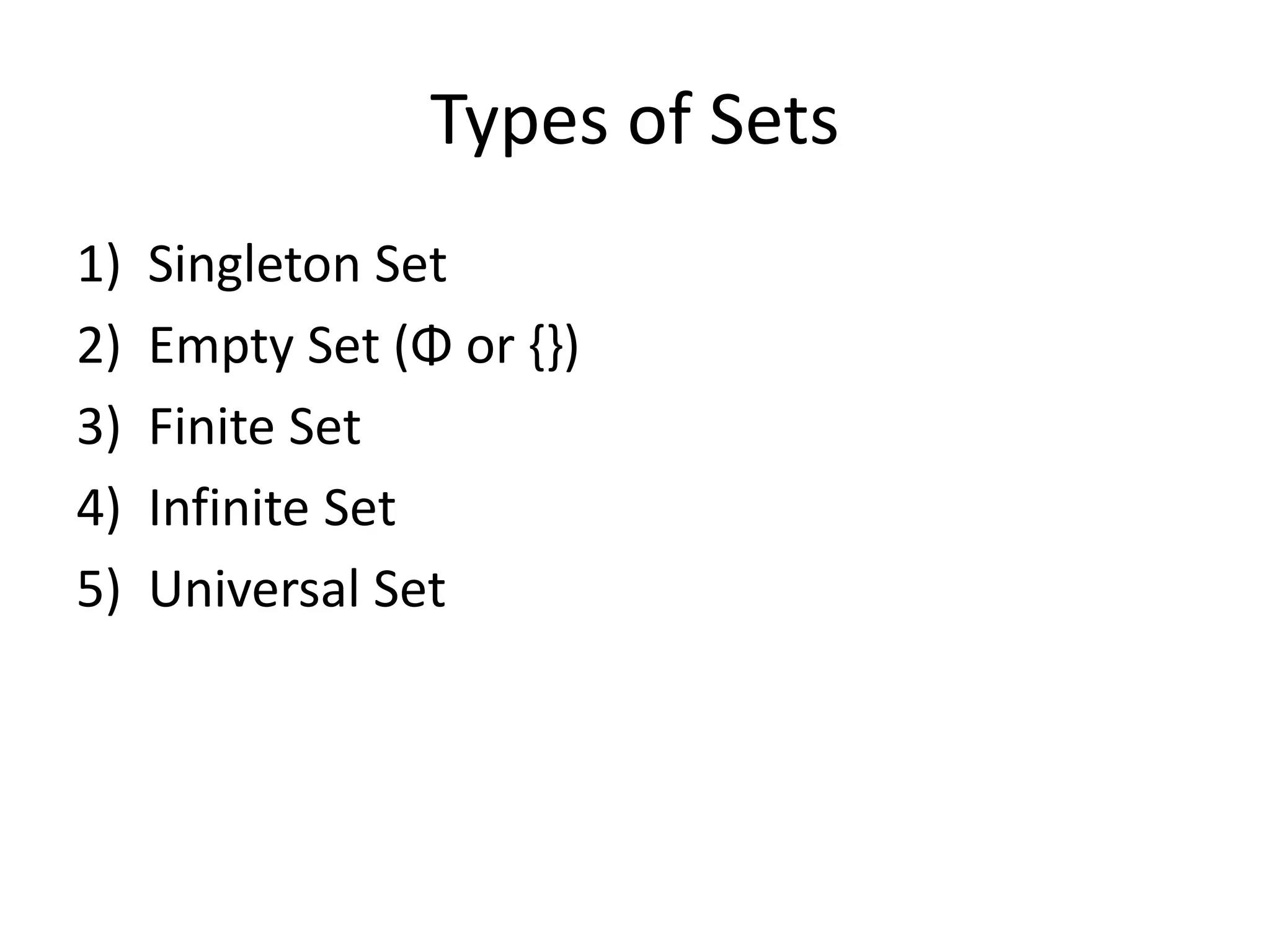 Sets Class XI Chapter 1 | PPTX