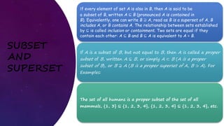 Sets (Mathematics class XI) | PPTX