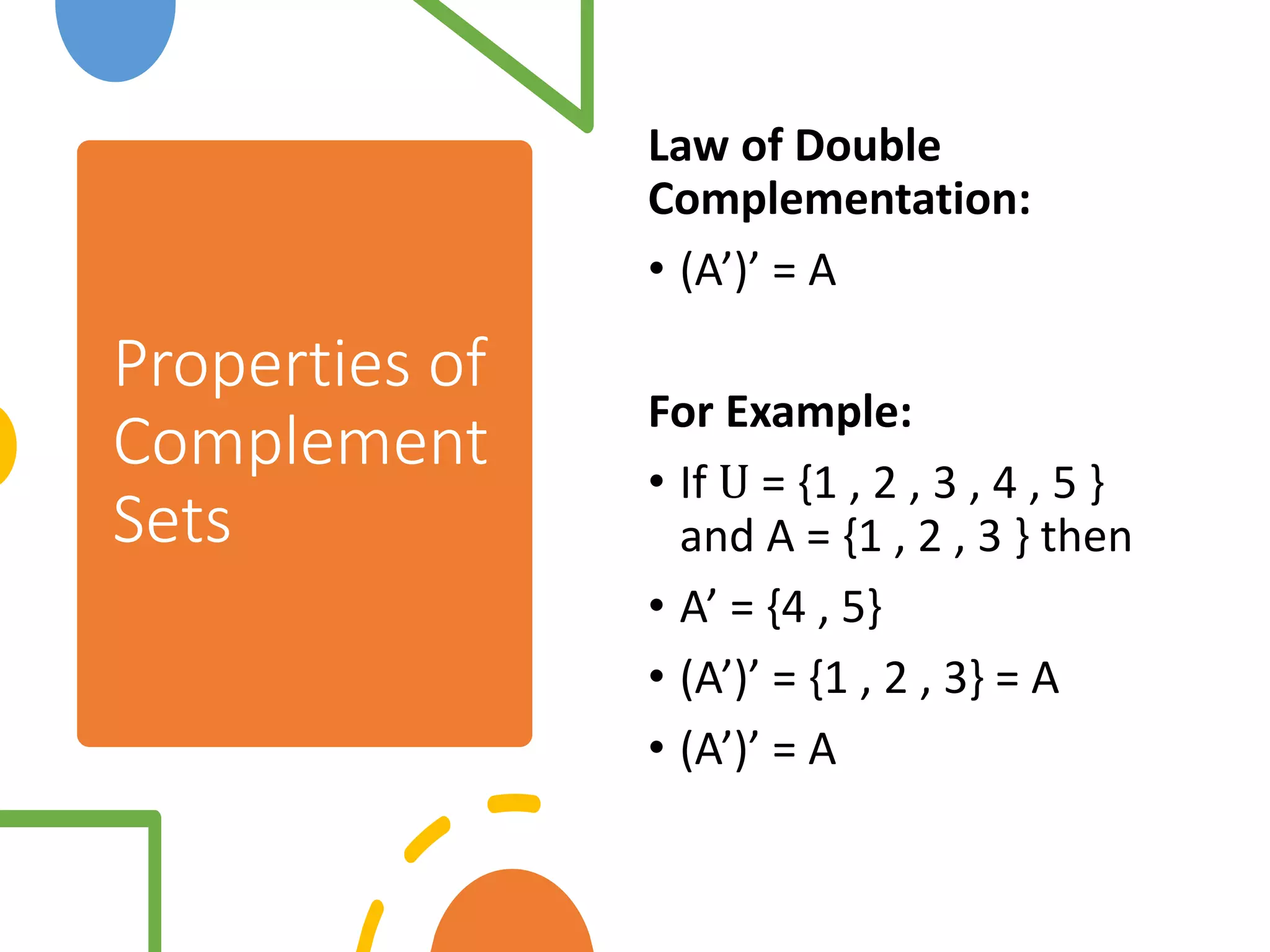 Sets in Maths (Complete Topic) | PPTX