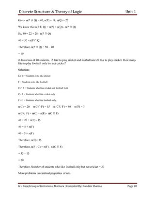 SETS in Discrete Structure | PDF | Physics | Science