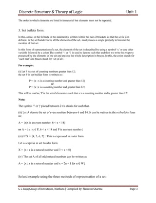 SETS in Discrete Structure | PDF | Physics | Science