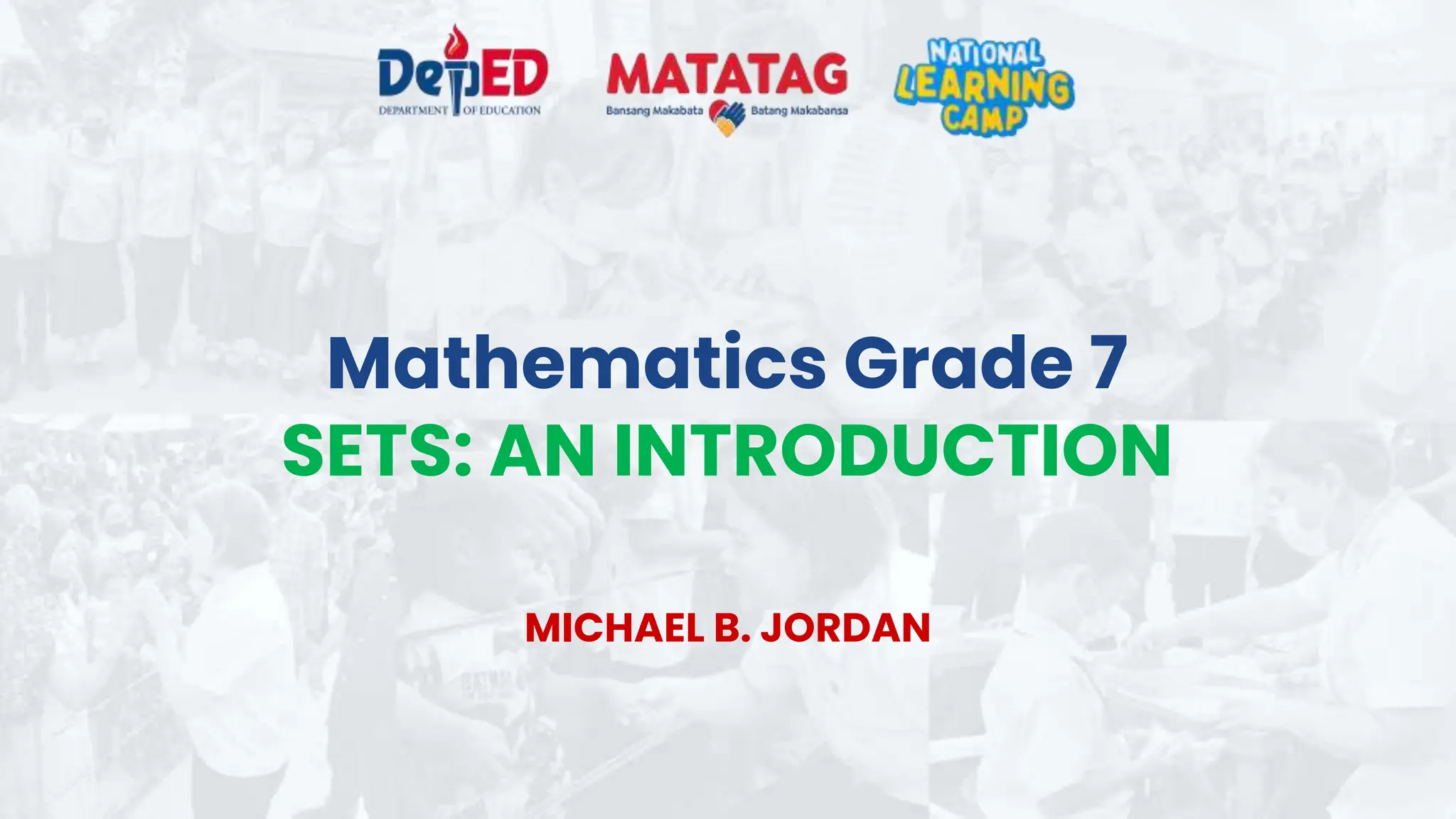 Classroom Observation in Mathematics 7:Introduction to Sets | PPTX