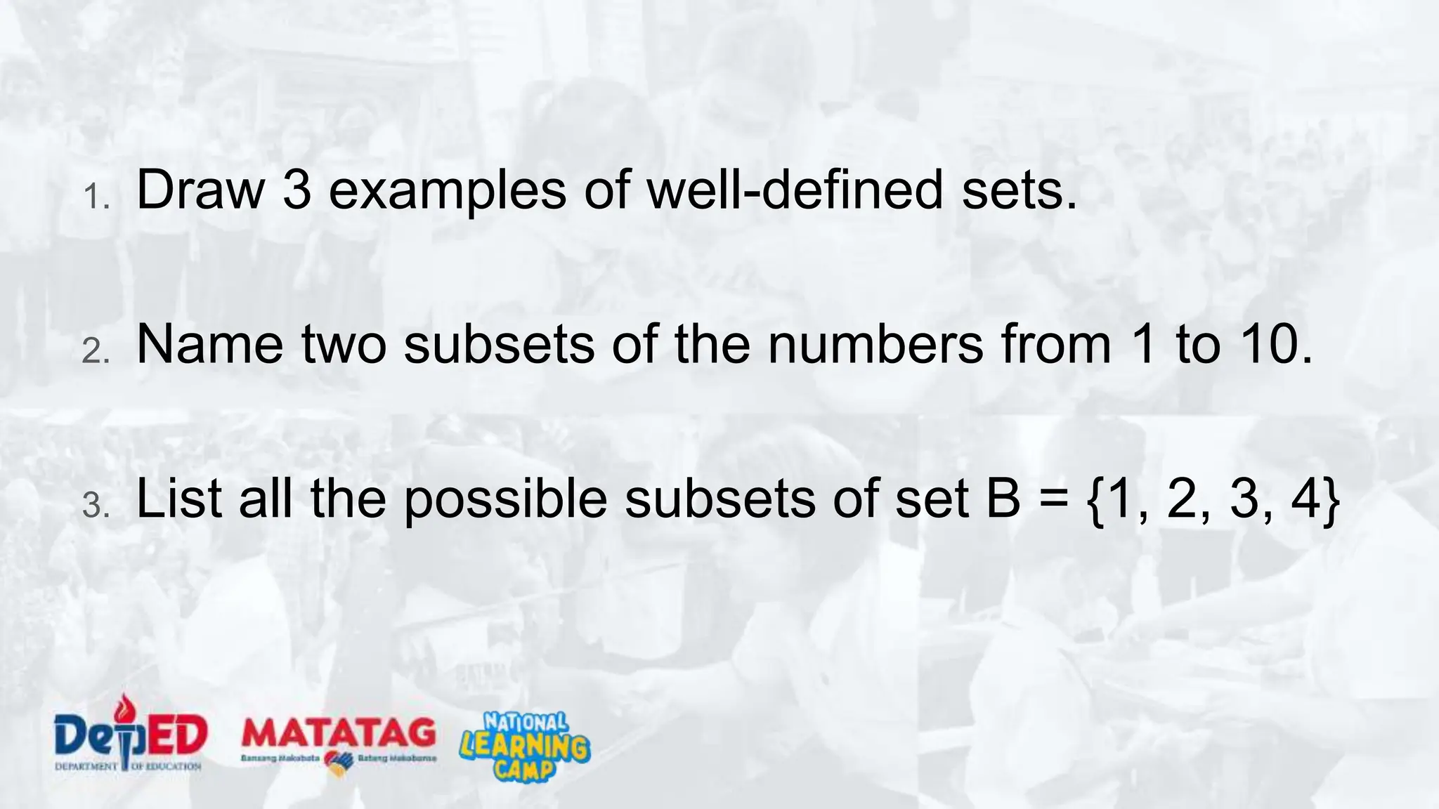 Classroom Observation in Mathematics 7:Introduction to Sets | PPTX