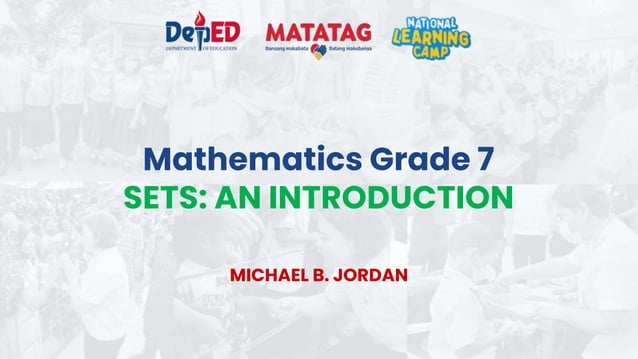 Classroom Observation in Mathematics 7:Introduction to Sets | PPT