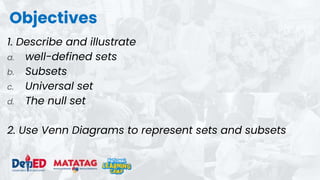 Classroom Observation in Mathematics 7:Introduction to Sets | PPTX