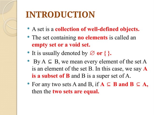 INTRODUCTION OF SETS AND PROPERTIES OF SETSSets.pptx