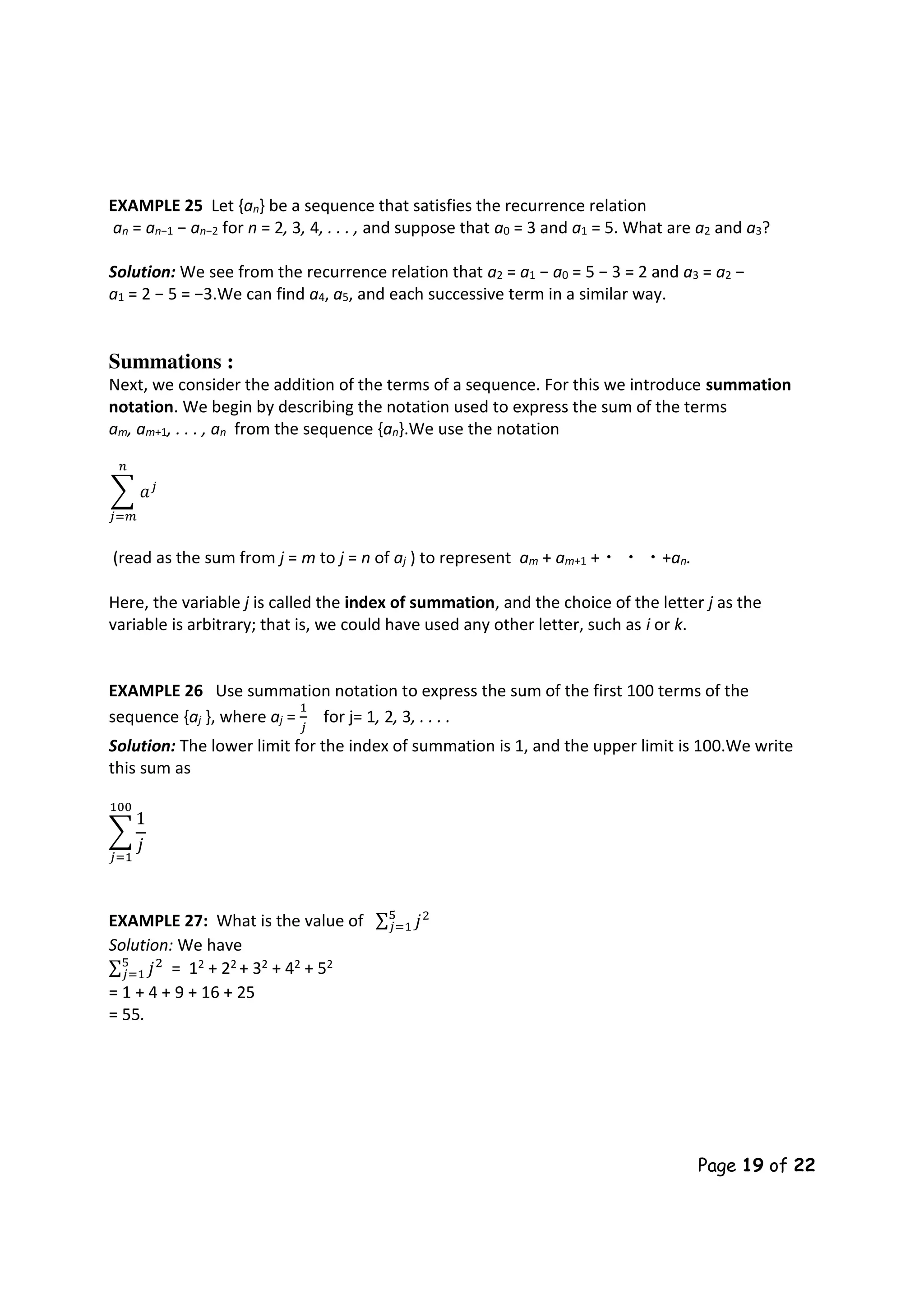 Sets Functions Sequences Exercises Pdf
