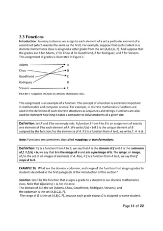 Sets functions-sequences-exercises | PDF | Physics | Science