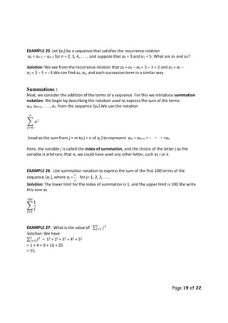 Sets functions-sequences-exercises | PDF | Physics | Science