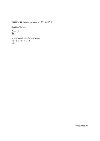 Sets functions-sequences-exercises | PDF