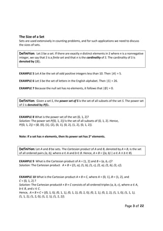 Sets functions-sequences-exercises | PDF