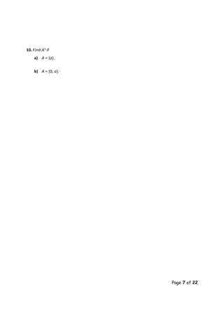 Sets functions-sequences-exercises | PDF