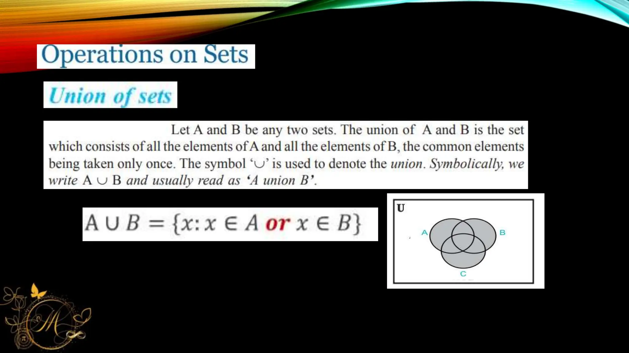 CBSE Mathematics - class 11 - Sets - Venn Diagram.pptx