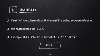 Sets and its types- | PPT