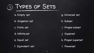 Sets and its types- | PPT