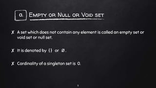Sets and its types- | PPT