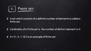 Sets and its types- | PPT