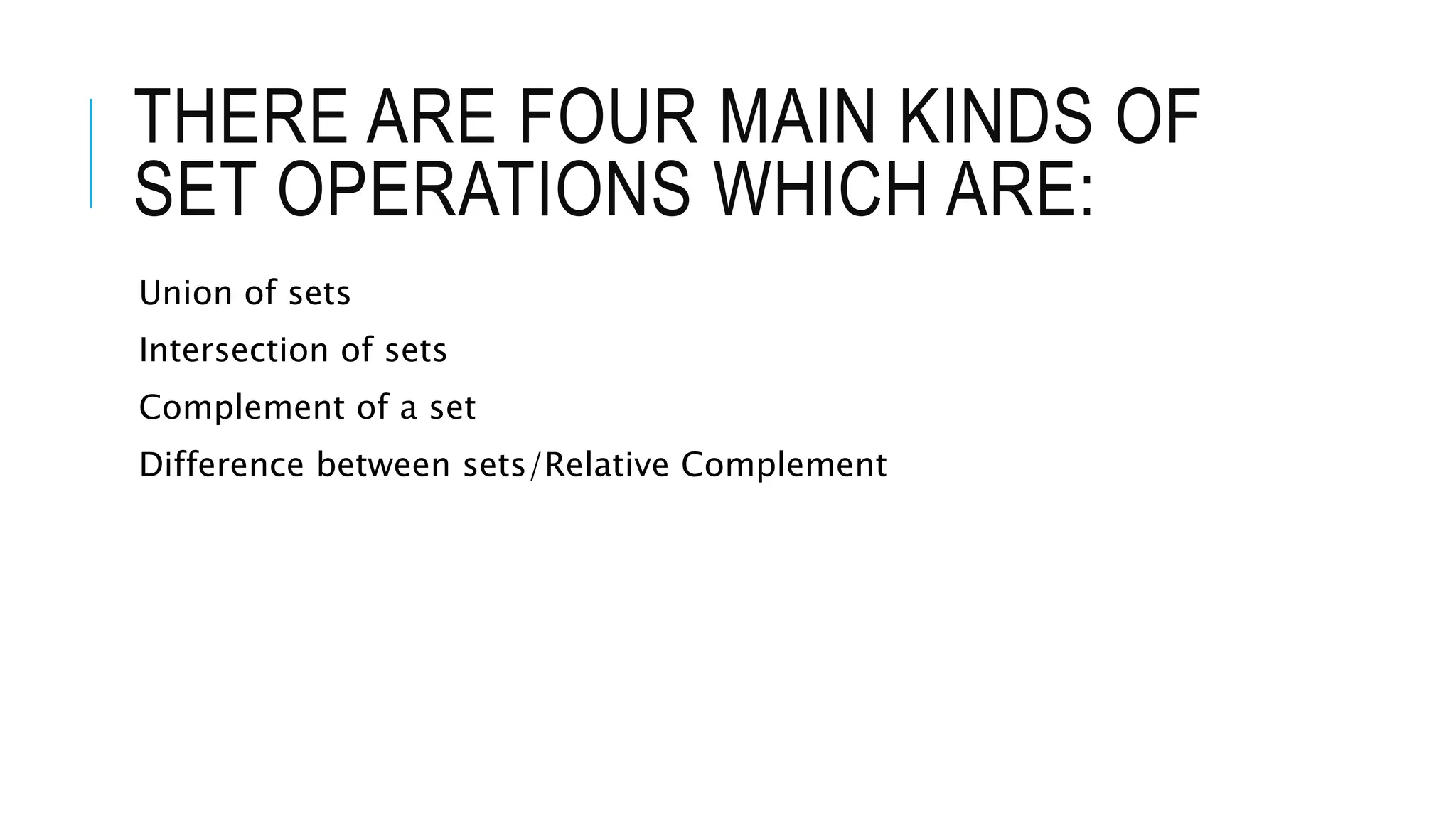 Sets and relations | PPTX