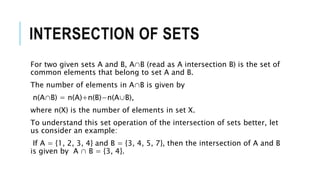 Sets and relations | PPTX