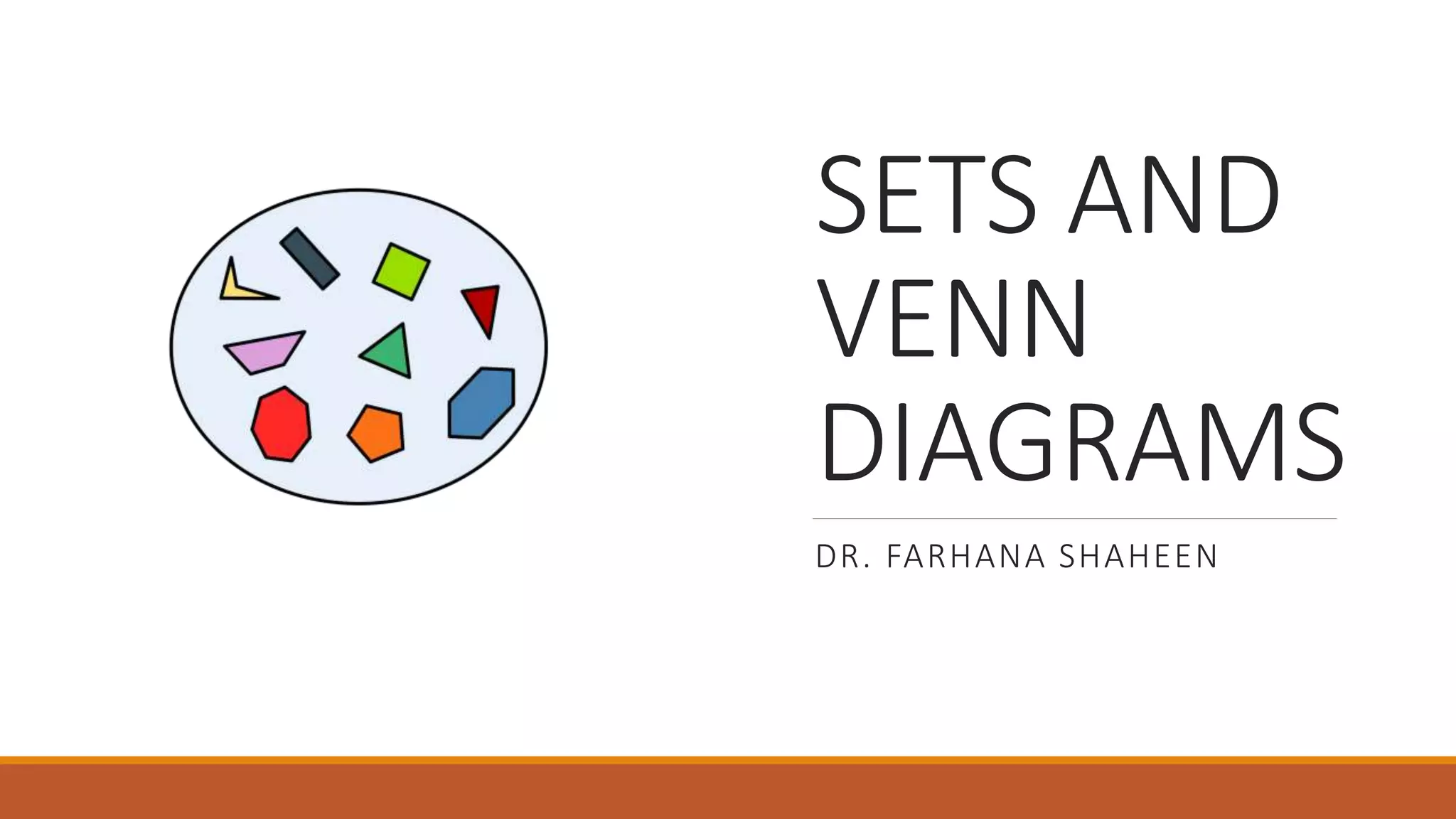 Sets and venn diagrams | PPTX