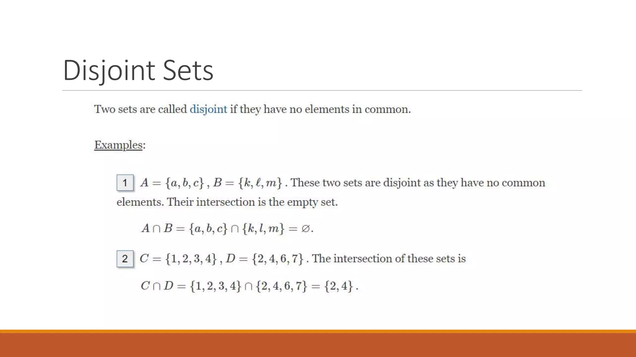 Sets and venn diagrams | PPTX