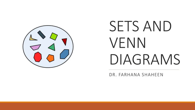 Sets and venn diagrams | PPTX
