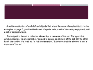 Sets an introduction | PPT