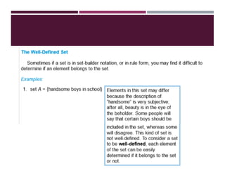 Sets an introduction | PPT