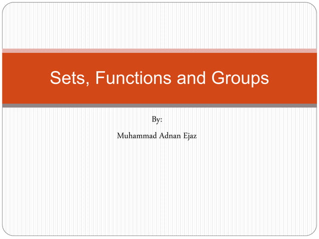 Sets Functions And Groups Pptx Maps And Navigation
