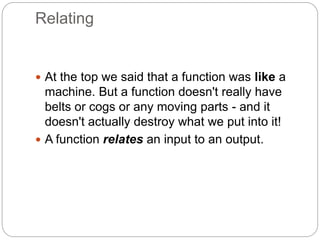 Sets, functions and groups | PPTX
