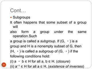 Sets, functions and groups | PPTX